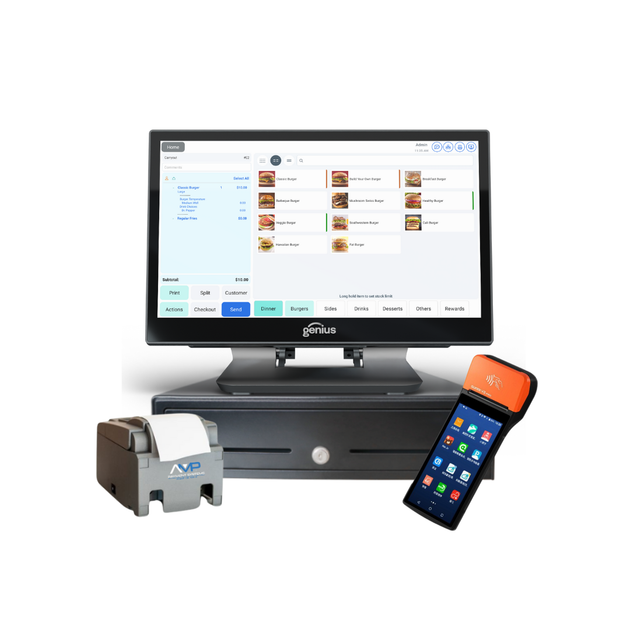 Genius for Restaurant POS Bundle Solution (One Time Price) | Touch Ter ...